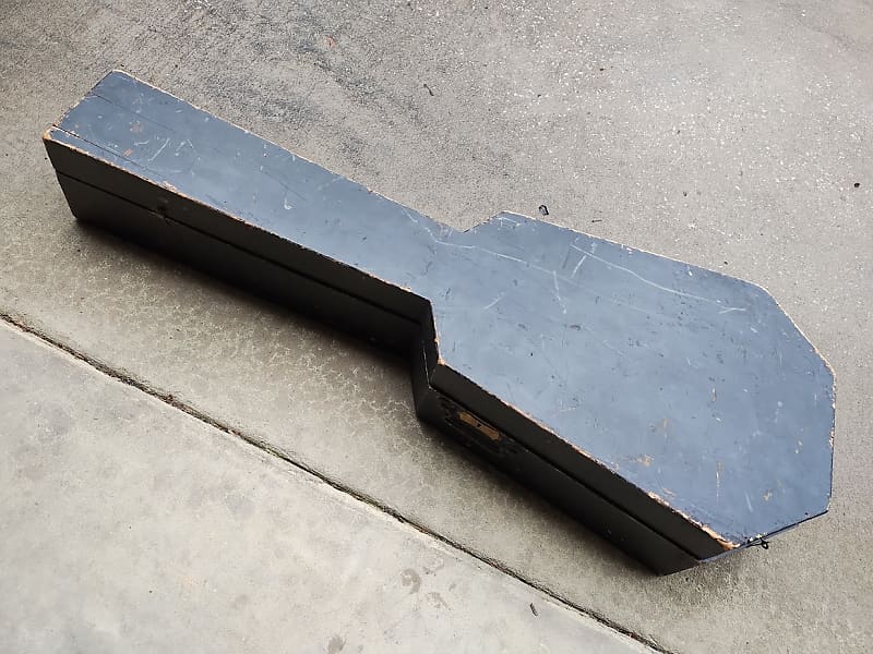 Vintage Early 1900's Coffin Case - Black Wooden - Rare Larger | Reverb