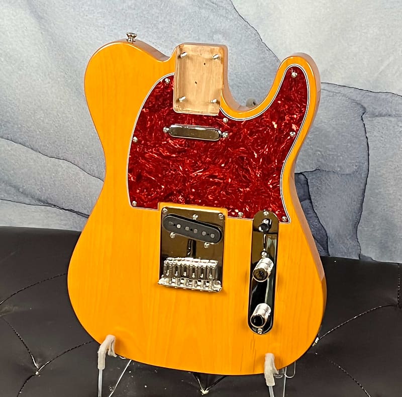 Squier Loaded Telecaster Body Amber Natural | Reverb