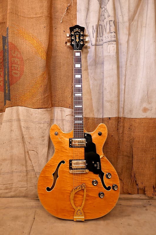 Guild Starfire 5D-BL Prototype V 1969 Blond | Reverb