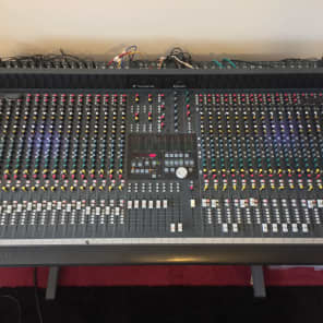 Soundcraft Ghost 32 channel mixing console. Top of the | Reverb