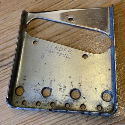 Fender Telecaster 1959 original Top Loader Bridge - modified | Reverb