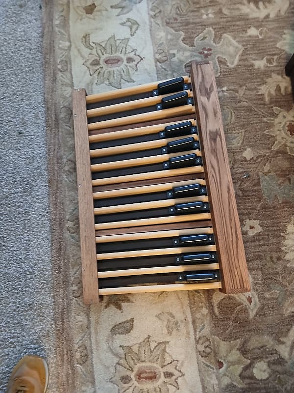 JG3 Tech Midi bass pedals 2019-2020 - Black and natural wood | Reverb