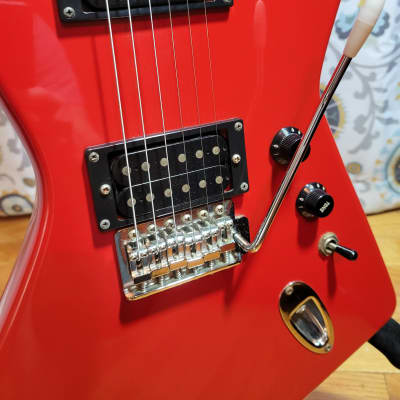 1993 Ibanez Z Silver Cadet - Explorer - Destroyer - Red | Reverb