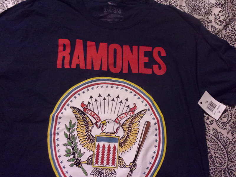 The Ramones New with tag T Shirt Men's Adult unisex XL Eagle | Reverb
