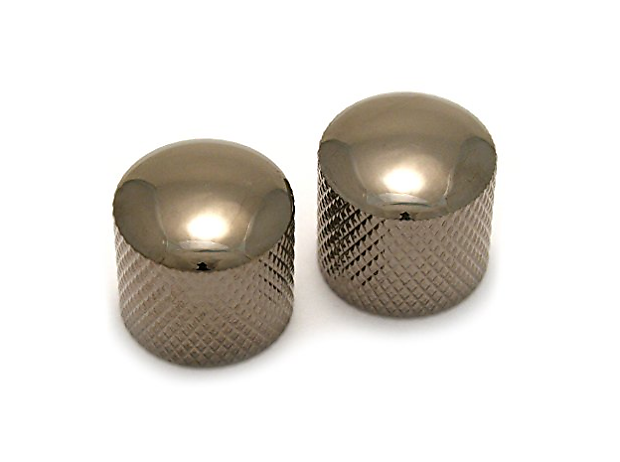 Fender Telecaster/Precision Bass Dome Knobs - Black Nickel | Reverb UK