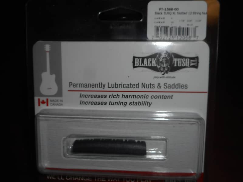 Graph Tech 12-String Nut, BLACK TUSQ XL, PT-1568-00 | Reverb UK