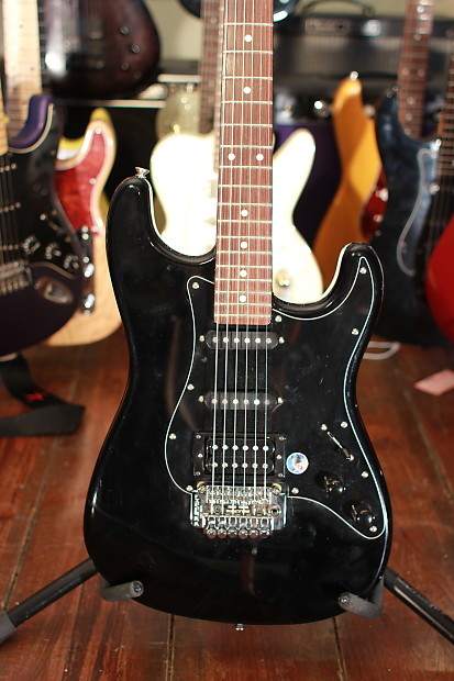 Fernandes The Function 80's Black Strat Electric | Reverb Canada