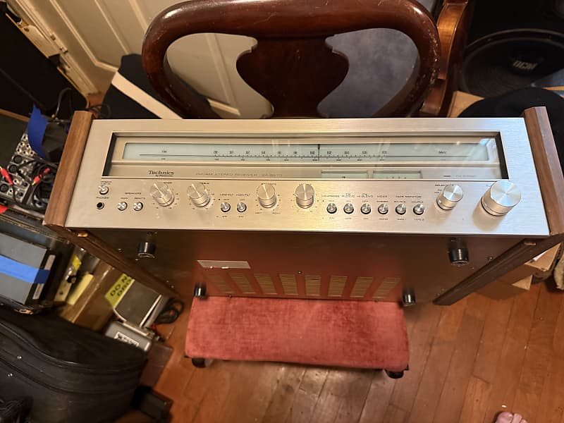 Technics Sa 5570 stereo reciever - Silver | Reverb