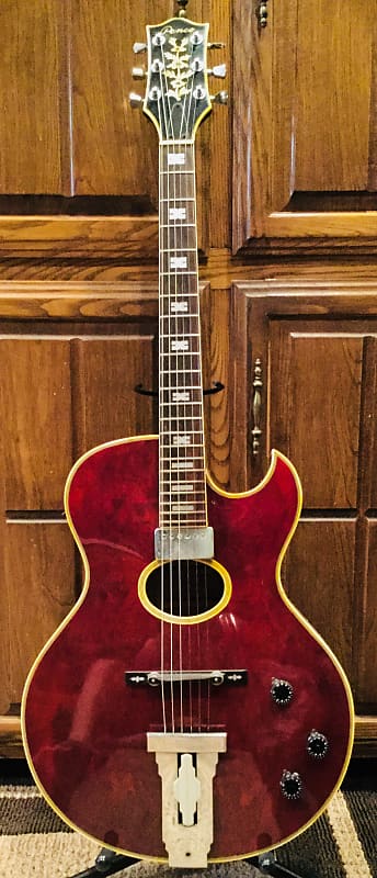 Fantastic 70's Cherry Wine Red Penco B-72 Howard Roberts | Reverb