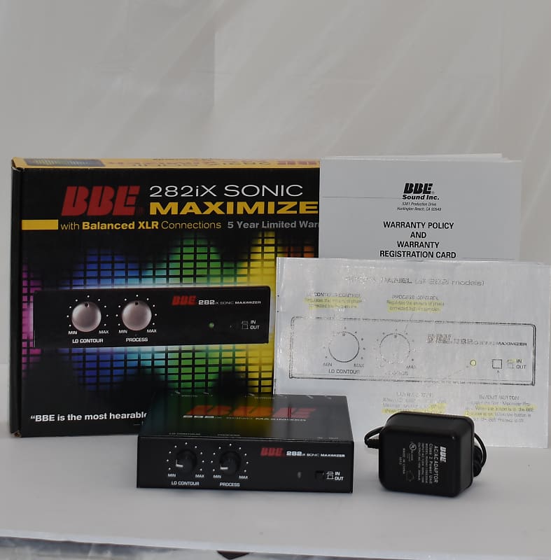 BBE 282iX Desktop Sonic Maximizer with Balanced 3-Pin XLR | Reverb