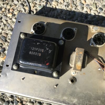 Fender Deluxe Reverb Chassis 1965 Blackface | Reverb