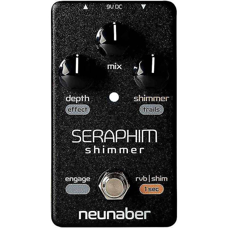 Neunaber Seraphim Shimmer v2 Reverb Effects Pedal Black | Reverb