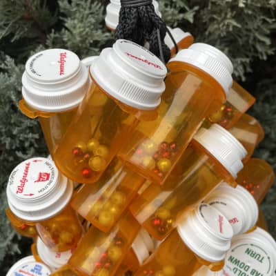Upcycled Percussion - Extra Large Pill Bottle Waterfall | Reverb