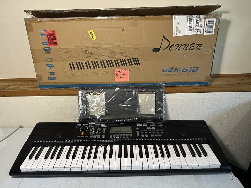 Donner DEK-610 61 Key Electronic Keyboard Piano | Reverb