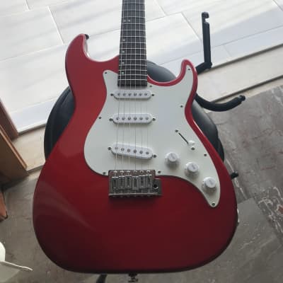 Greg Bennett Samick. Malibu MB1 2005 - Metallic Red | Reverb