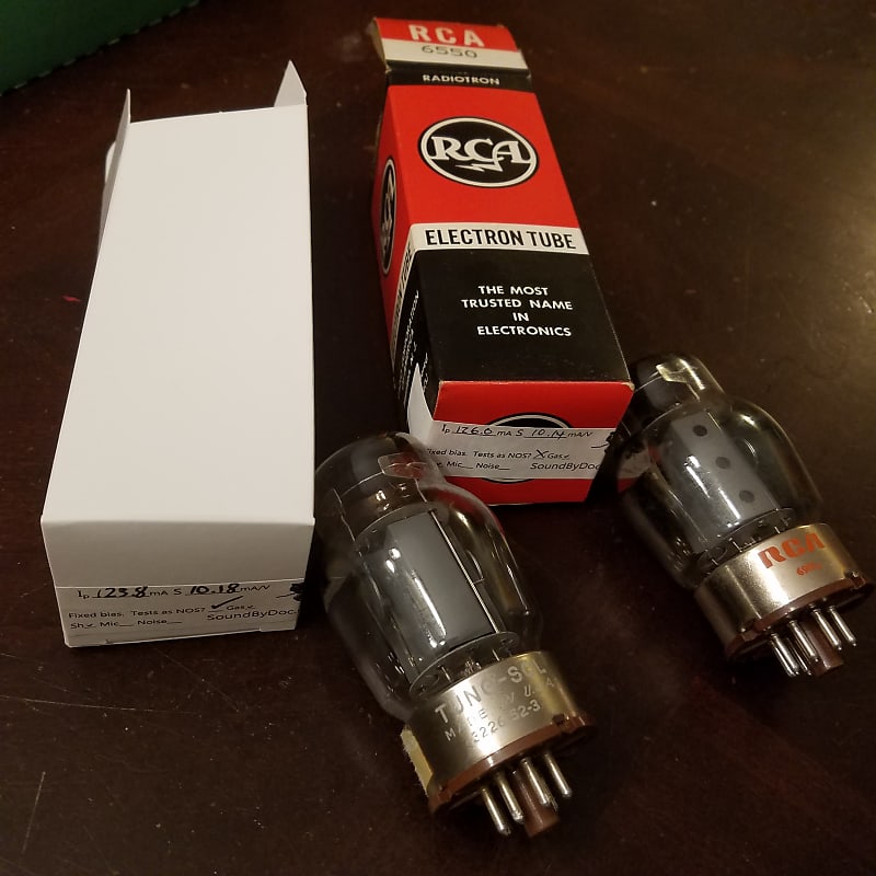 Tung-Sol Pair (2) 6550 Beam Power Pentode tNOS AT1000 | Reverb UK