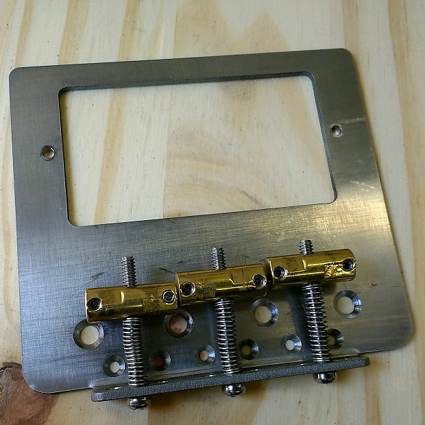Custom Telecaster bridge - Stainless Steel bridge plate w/ | Reverb