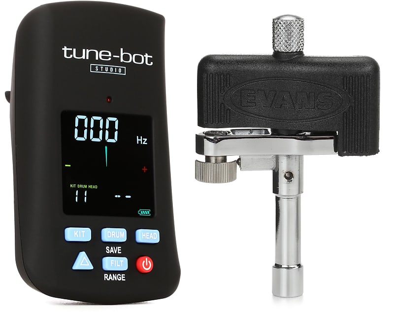 Overtone Labs Tune-Bot Studio Drum Tuner Bundle with Evans | Reverb