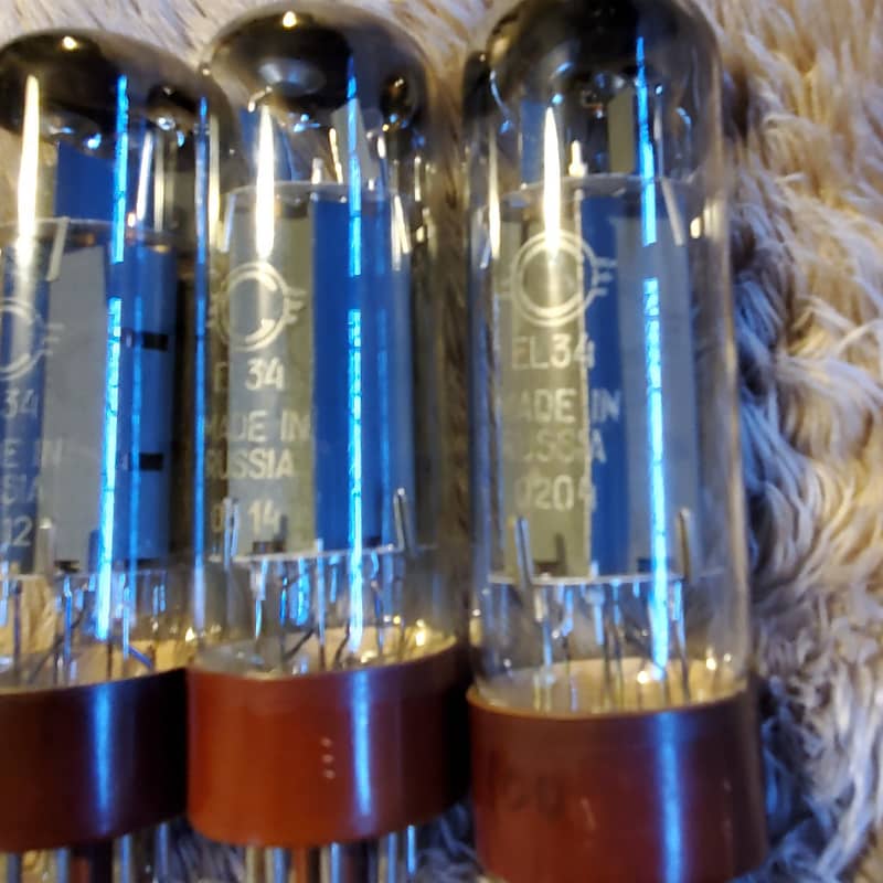 Tubes El34 Svetlana Tri Set Flying C | Reverb UK