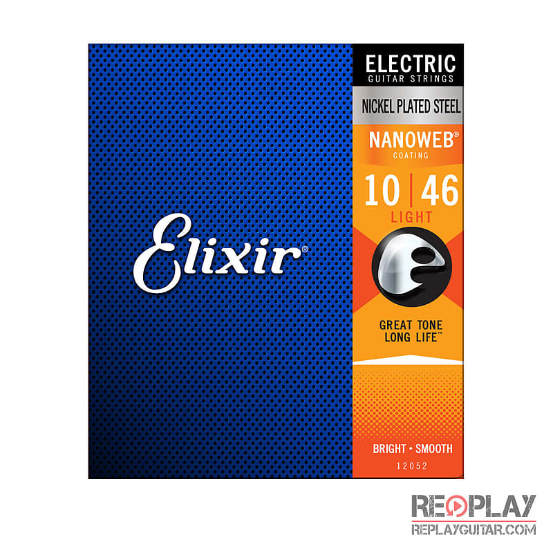 Elixir Electric Nickel Plated Steel with NANOWEB Coating | Reverb