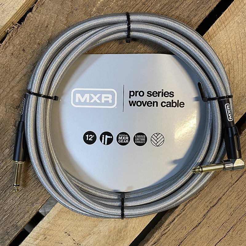 MXR DCIW12R 12 Foot Pro Series Woven Instrument Cable - | Reverb