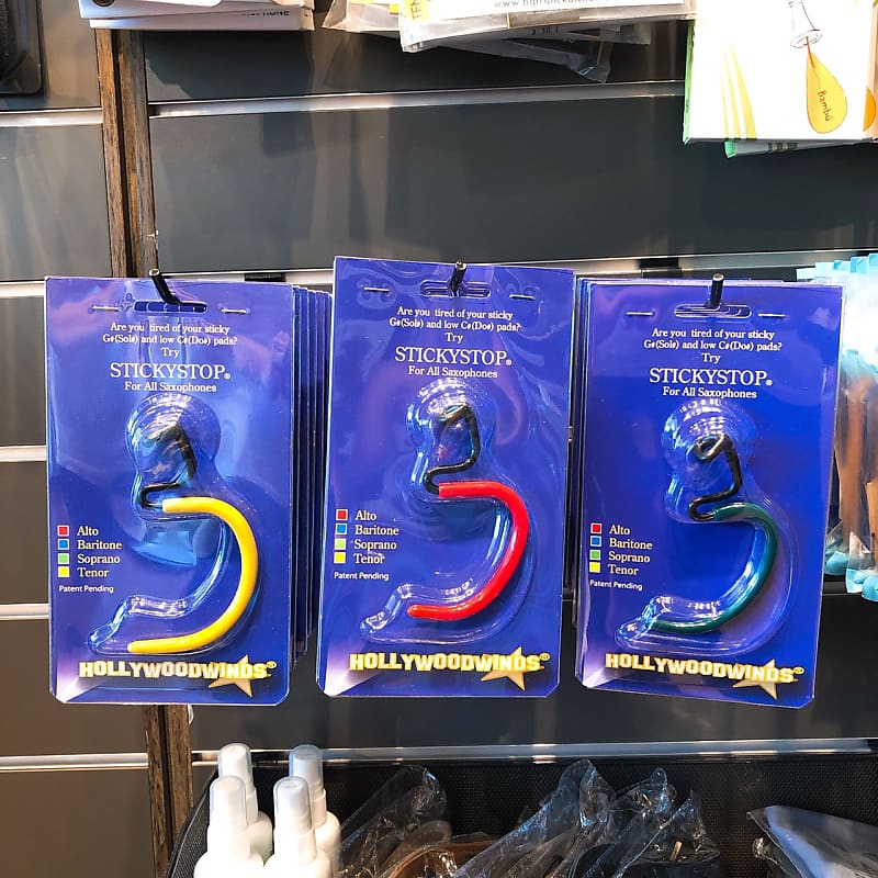 Hollywoodwinds Sticky Stop - Alto Sax - Red - SSSA | Reverb