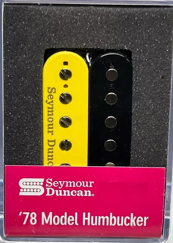 Seymour Duncan '78 Model Bridge Humbucker - Yellow and Black | Reverb