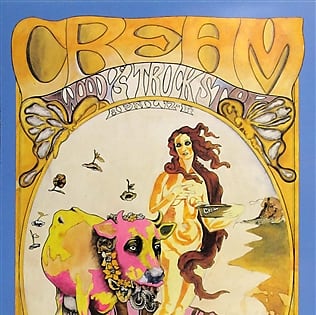 Cream 1968 Concert Poster at The Electric Factory In | Reverb
