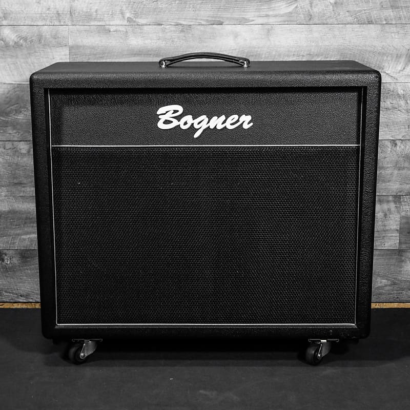 Bogner 212c 2x12 Guitar Cabinet Black w/Extra Grill | Reverb