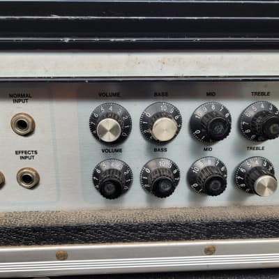 Vintage 1970s Road 220 Solid State Guitar/Bass Amp Head | Reverb