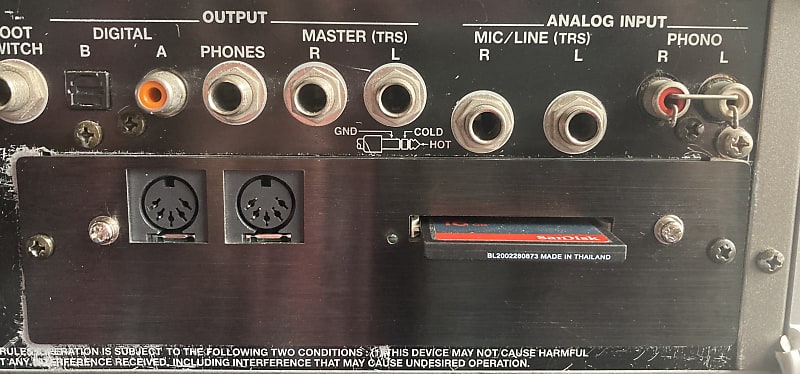 Roland MV8-OP1 compatible CF card +MIDI for MV-8000 / 8800 | Reverb