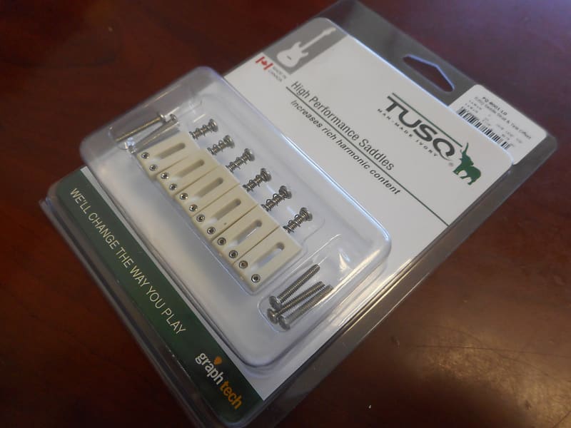 Graph Tech Saddles For Strat, Tele Offset Left - TUSQ, | Reverb UK