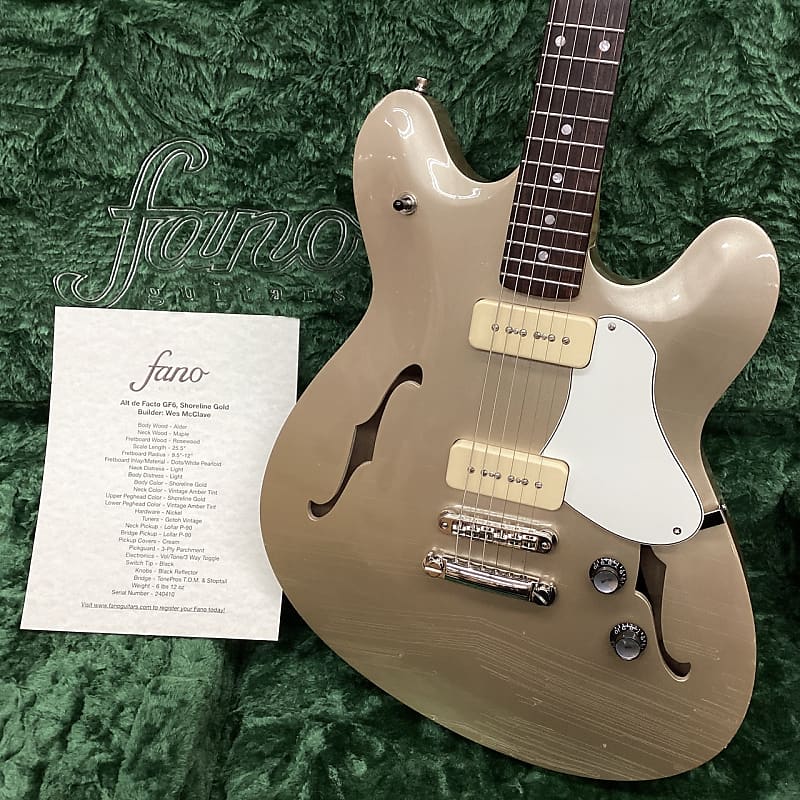 Fano Alt de Facto GF6,Shoreline Gold | Reverb Australia