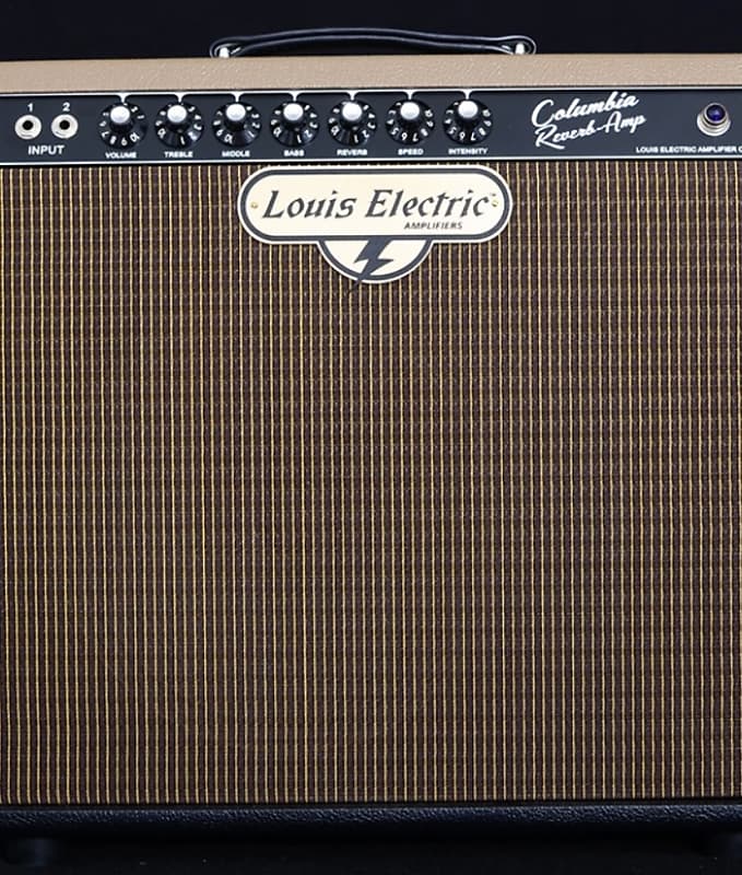 Louis Electric Columbia Reverb Black/brown tolex | Reverb