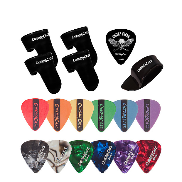 Chromacast Pick Sampler, Guitar Freak Pick and 4 Finger 1 | Reverb