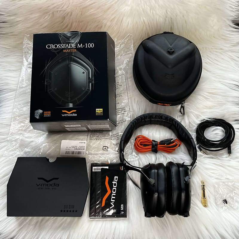 V-Moda Crossfade M-100 MASTER Headphones DJ Hi-Res w/case | Reverb