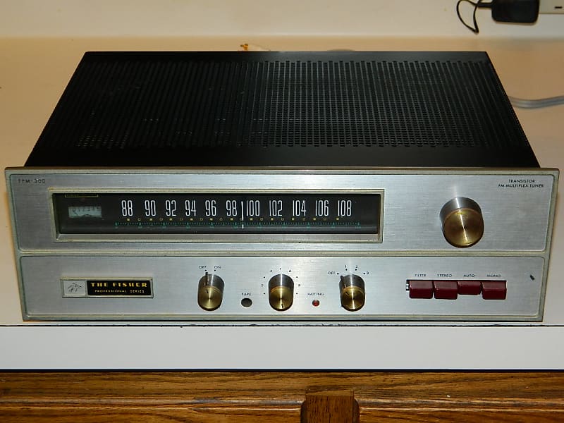 Vintage Fisher TFM-300 Stereo FM Tuner with Tubes and | Reverb