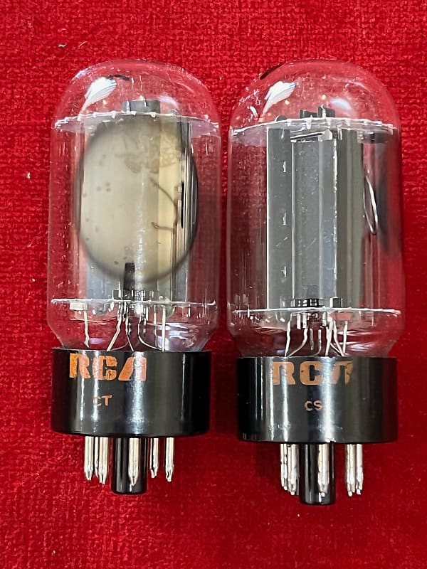 RCA 6L6 GC BLACK PLATE VACUUM TUBES | Reverb