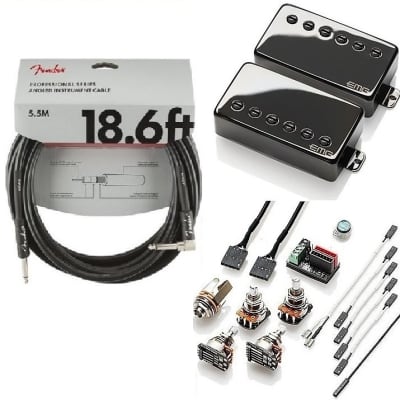 EMG Revelation Rev Set Brushed Black Chrome Prashant Aswani | Reverb