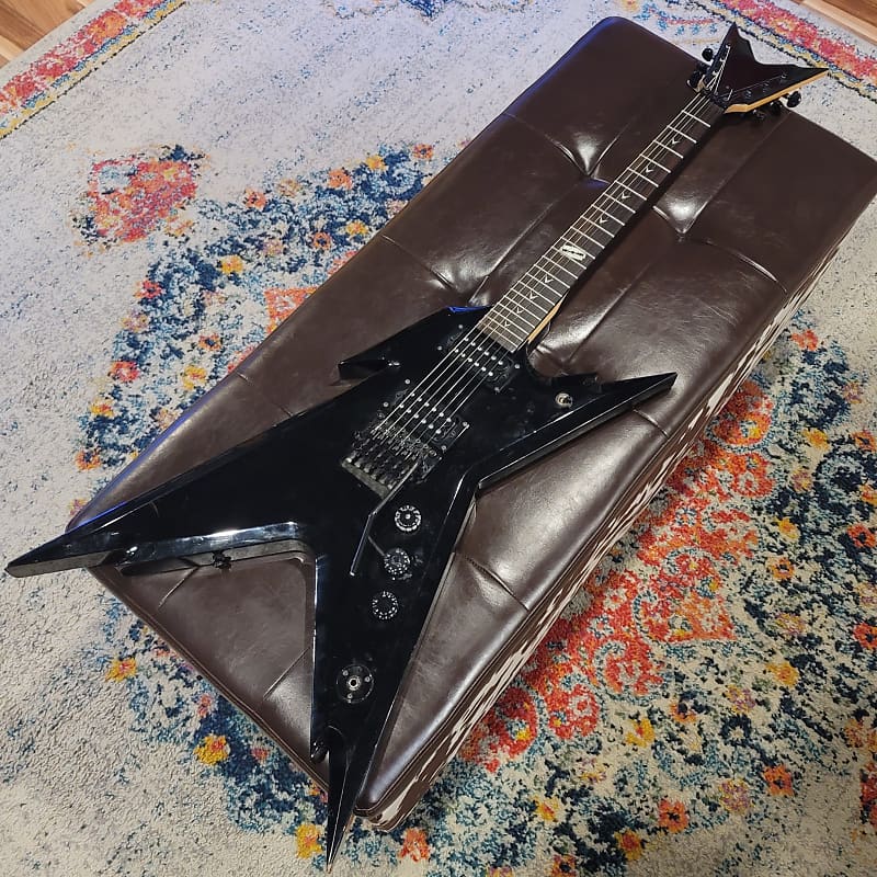Used Dean ML Dimebag Razorback - Floyd Rose - Black | Reverb