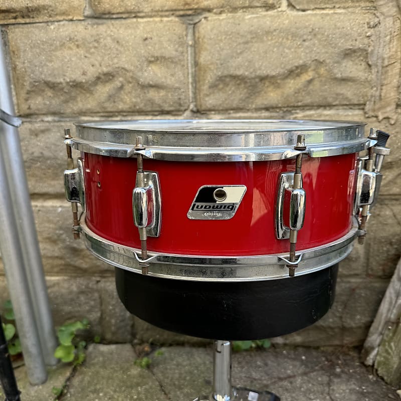 5” x 14” Ludwig Rocker 80’s - Red Fury Snare Drum | Reverb Australia
