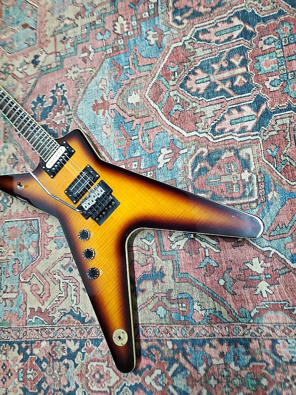 Left Handed Dean Dime ML FBD Brazilia Burst | Reverb