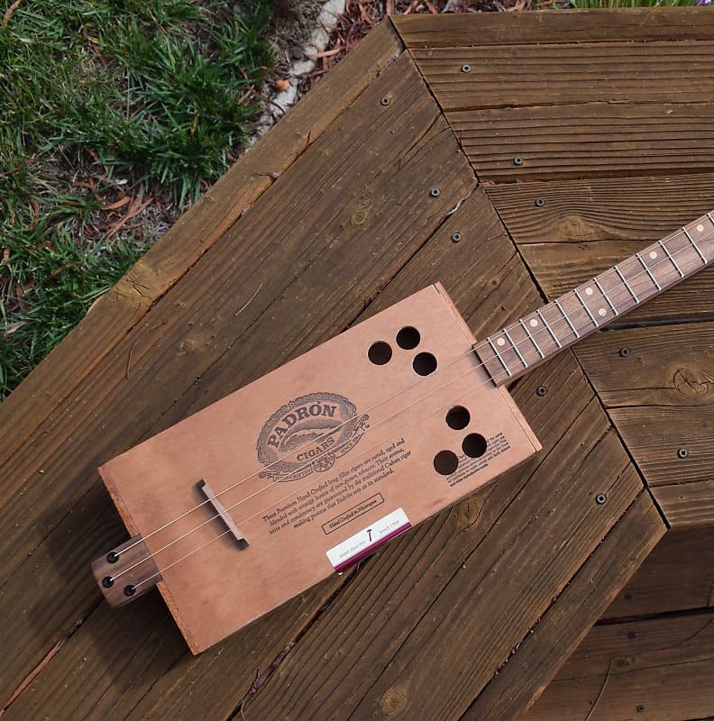 Cigar box guitar, 3-string guitar, cbg | Reverb