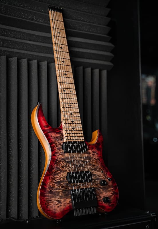 Kiesel Vader 8-String 2021 Crimson Red California Burst | Reverb