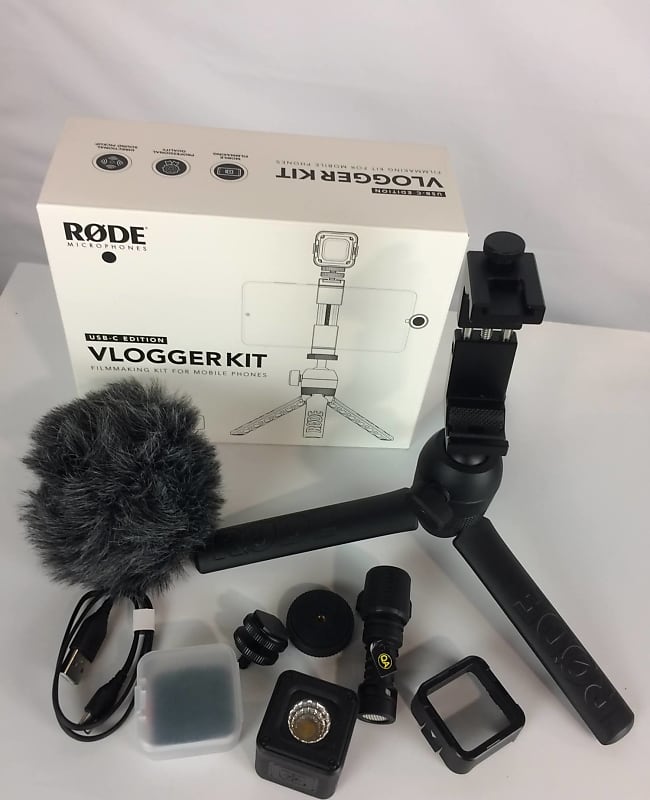 Open Box Rode Vlogger Kit for USB-C Devices w/ Tripod, | Reverb