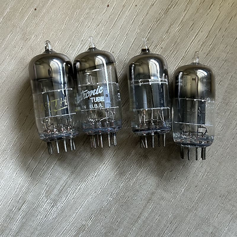 Set of 4 Vintage 12AT7 Preamp Tubes | Reverb