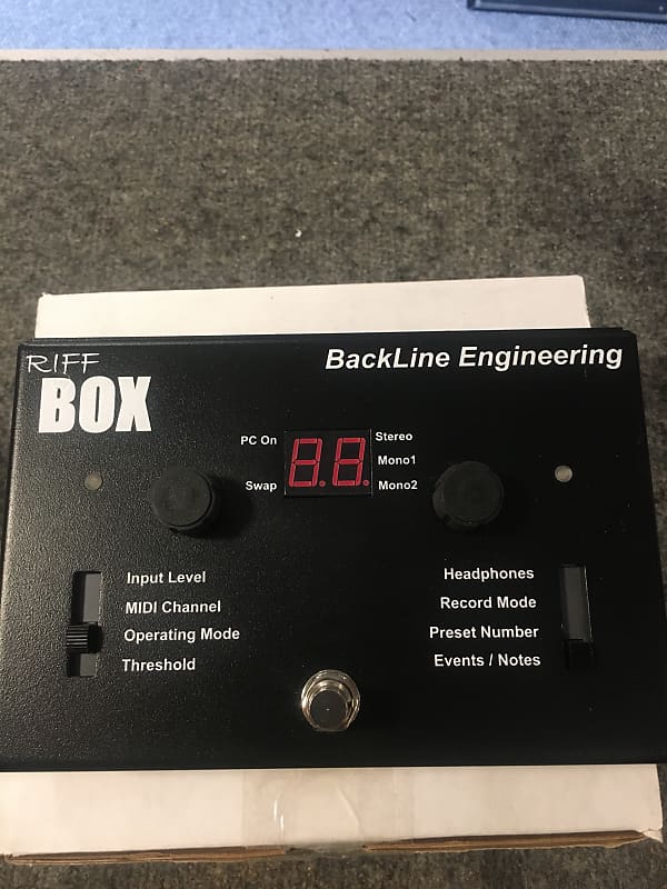 Backline Engineering Riff Box Looper | Reverb