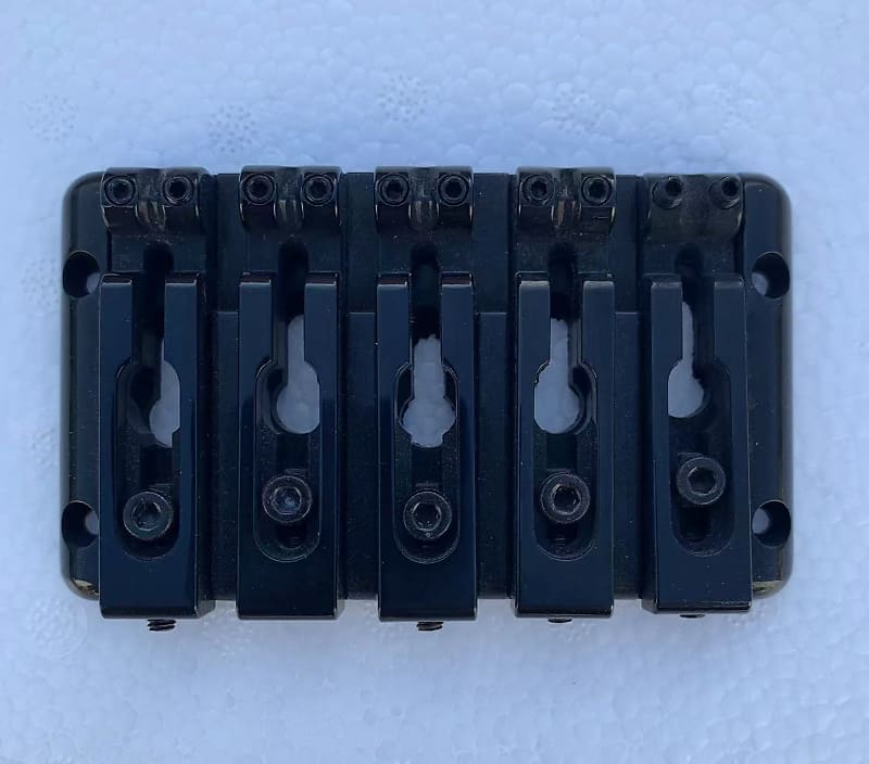 Black 5 String Electric Bass Guitar Bridge | Reverb