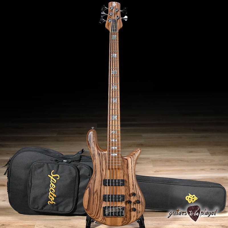 Spector Euro 5 RST Zebrawood 5-String Bass Guitar – Natural | Reverb