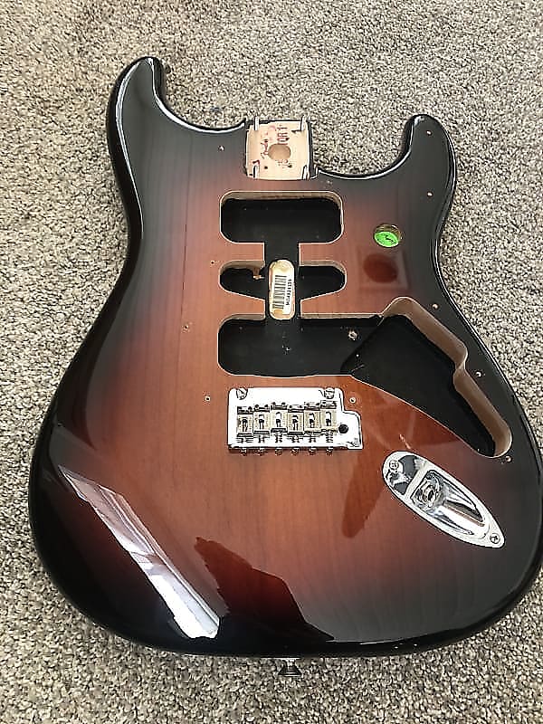 Fender Stratocaster body with a few extras 2019 - Sunburst | Reverb